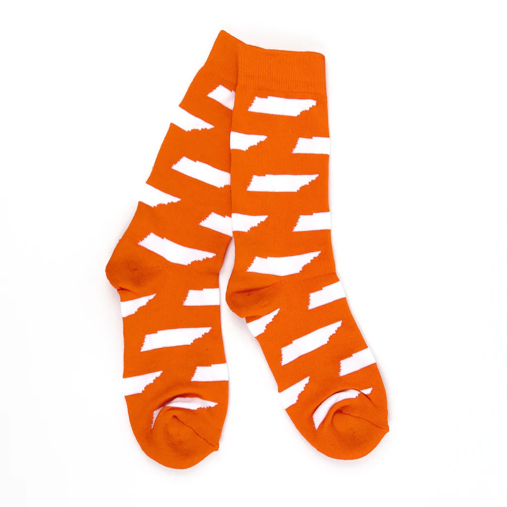 Orange/White TENNESSEE socks – Dandy Lions Gifts